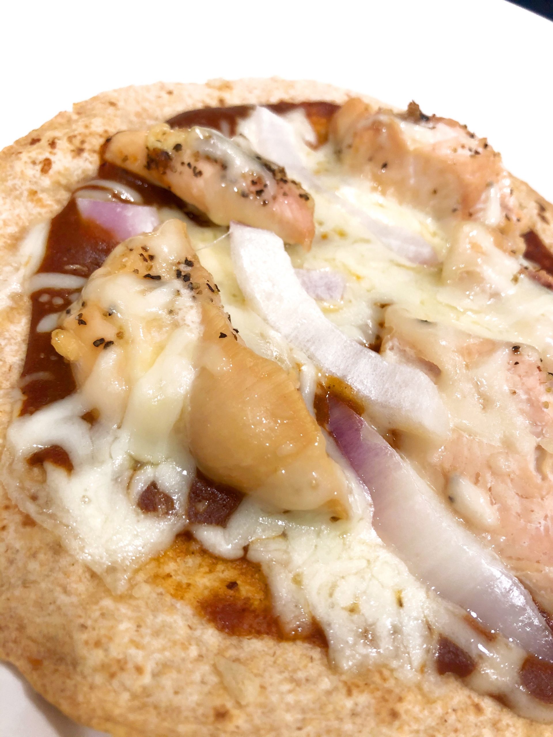 BBQ Chicken Flatbread - Jillian's Healthful Eats