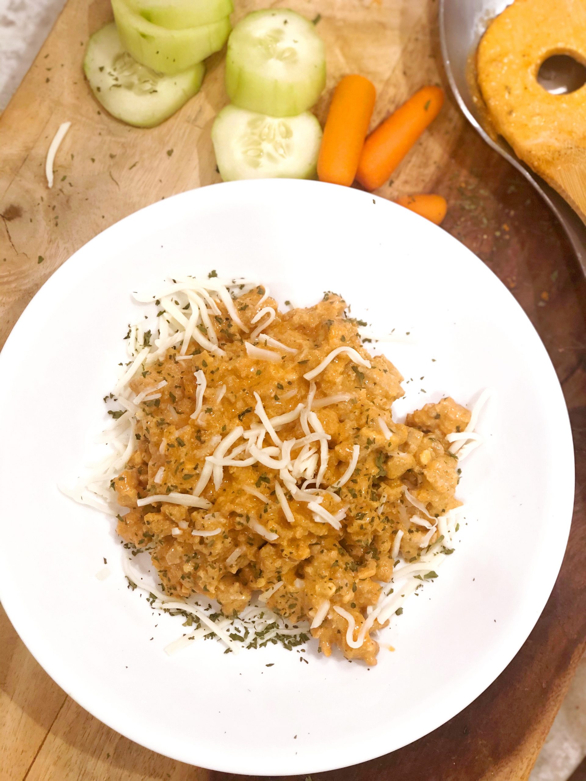 Buffalo Ground Turkey Skillet - Jillian's Healthful Eats